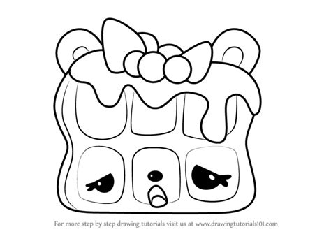 How To Draw Willy Waffles From Num Noms Num Noms Step By Step