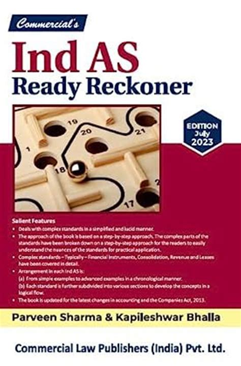 Ind As Ready Reckoner Book At 27 Discount