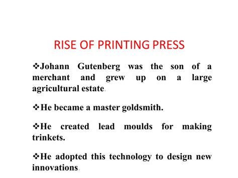 Print Culture And Modern World Class 10 With Youpptx Christianity