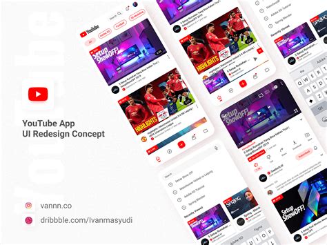 Youtube App UI Redesign Concept On Behance