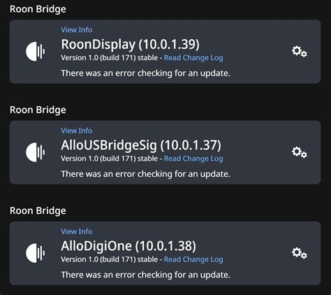 Error Checking For An Update Ropieee Roon Labs Community