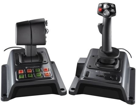 Logitech: первый контроллер для авиасимуляторов с обратной связью по усилию