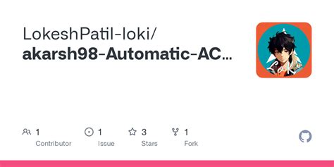 GitHub LokeshPatil Loki Akarsh Automatic AC Control Using Arduino