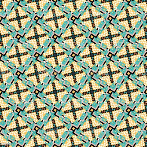 픽셀 완벽 한 기하학적 패턴 벡터 일러스트 레이 션을 착 색 0명에 대한 스톡 벡터 아트 및 기타 이미지 0명 디자인 모자이크 Istock