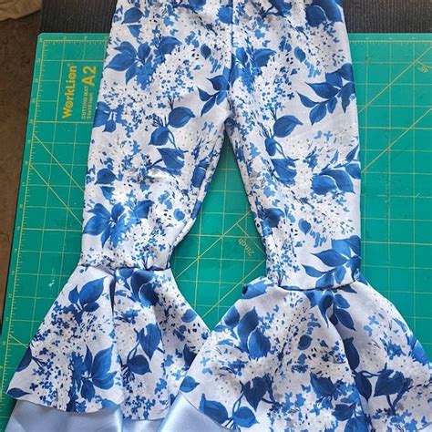 Flare Leggings Pattern Flared Pants Pattern Pdf Girls Bell Bottom