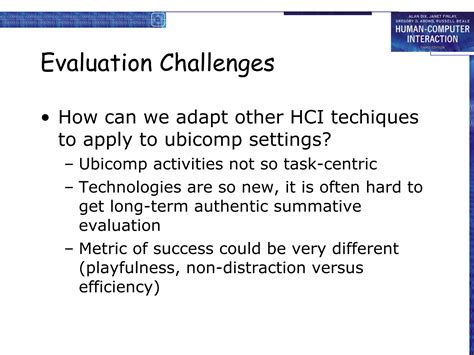 hci 3e ch 20 ubiquitous computing and augmented realities ppt