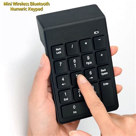 Teclado Digital Para Laptop Notebook Mini Numérico Bluetooth Sem Fio Universal 18 Teclas