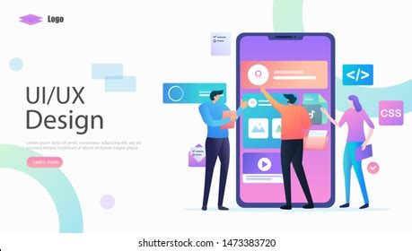 Vector Web Page Concept Design Online Stock Vector Royalty Free Shutterstock