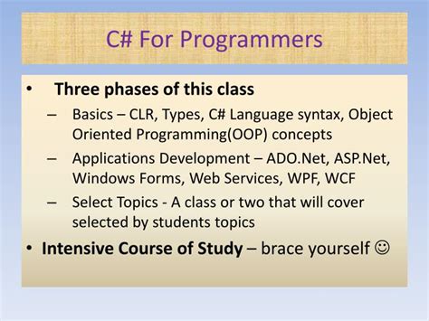 Ppt C For Programmers Powerpoint Presentation Free Download Id