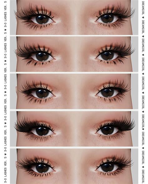 3d Eyelashes [alpha] — Snootysims Sims 4 Cc Eye Lashes Patreon Sims