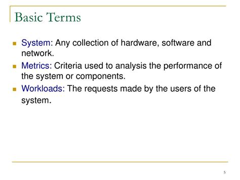 Ppt Performance Evaluation Of Computer Systems Introduction