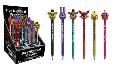 Five Nights At Freddys Character Pens From Funko Pen Toppers