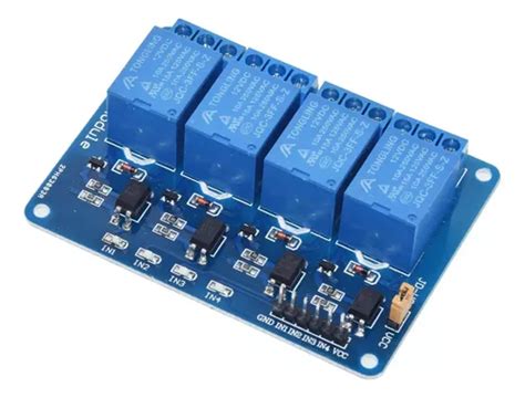 Módulo Rele 12v 4 Canal Arduino Pic Raspberry Parcelamento Sem Juros