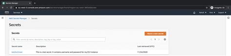 How To Create And Store Secrets Using Secret Manager In AWS