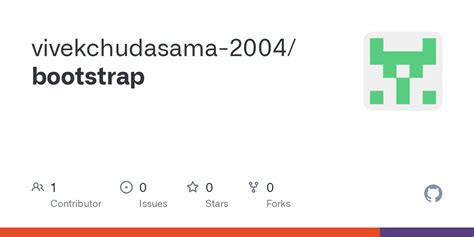 Github Vivekchudasama 2004bootstrap