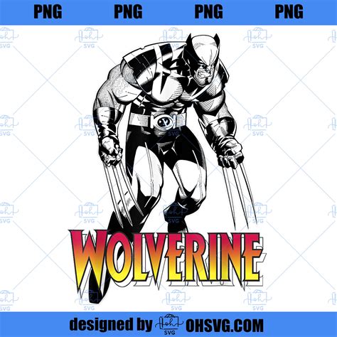 Marvel Xmen Wolverine Solo Shot Logo Stomp Graphic Png Marvel Png Ma
