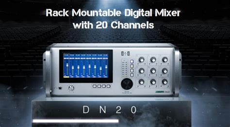 Rack Mountable Digital Mixer With Channels DN Guangzhou DSPPA Audio Co Ltd