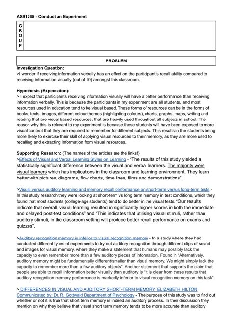 Level 2 Experiments Statistics Internal Mathematics And Statistics