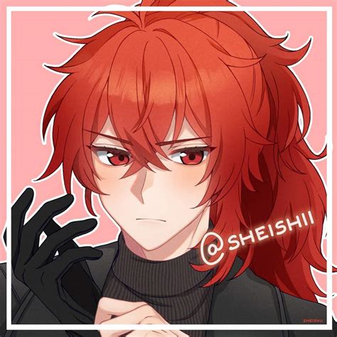 Diluc Genshin Impact Drawn By Sheishii Danbooru