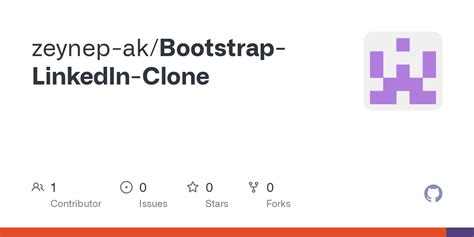 Github Zeynep Akbootstrap Linkedin Clone
