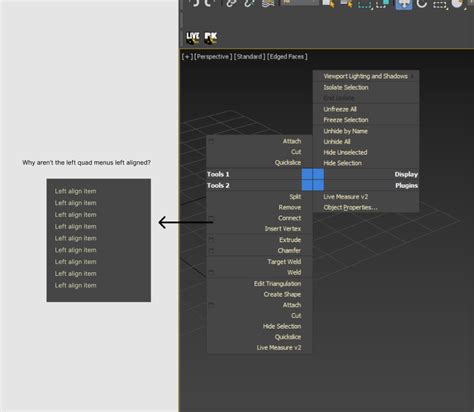 Text Align In Customize Quads Menu Autodesk Community