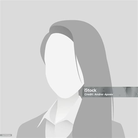 기본 아바타 사진 자리 표시자 아이콘입니다 회색 프로필 사진입니다 비즈니스 우먼 실루엣에 대한 스톡 벡터 아트 및 기타 이미지 실루엣 사람들 옆모습 Istock