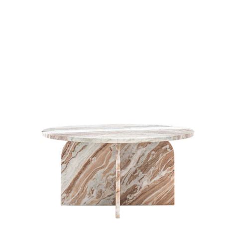 Aluna Marble Coffee Table Natural By Olivias