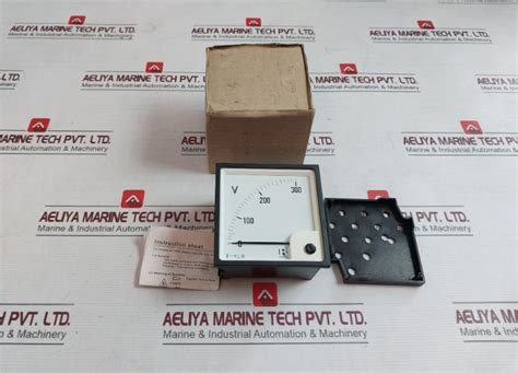 Rishabh Eq96 Voltmeter 850v Aeliya Marine