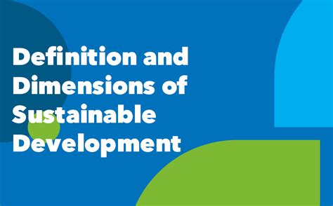 Definition And Dimensions Of Sustainable Development Quickcarbon