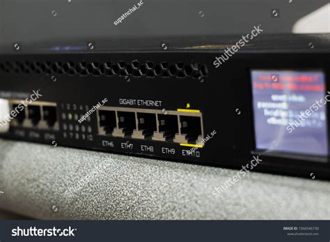 Network Switch Front Panel Portsinformation Technology Stock Photo Shutterstock