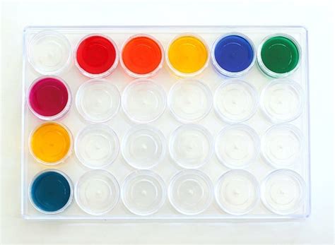Mixing Colors Color Array Using A Tray And Pipettes Buggy And Buddy