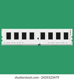Random Access Memory Computer Ram Stock Vector Royalty Free