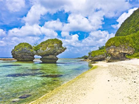 "Hila'an Beach, on the northwestern coast of Guam [United States of ...