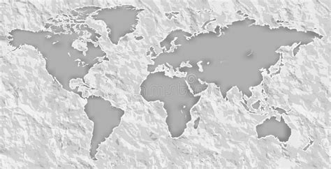 Vector Blank Outline Linear Line Circuit Contour Black Similar World Map Isolated White