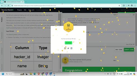 Yash Kaushik On Linkedin Sql Hackerrank Achievementunlocked