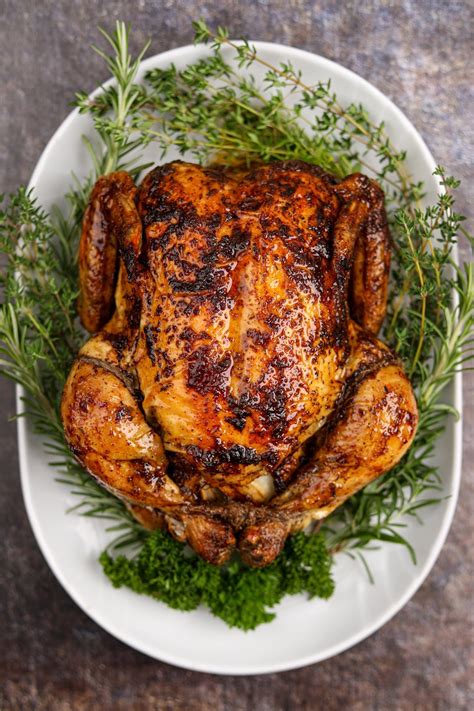 Oven Roasted Whole Chicken So Juicy Dash For Dinner