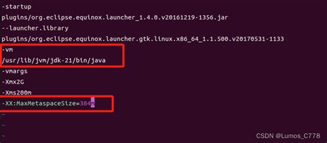 Ubuntu2204——（jdk 21）启动eclipse报错“ Unrecognized Vm Option ‘maxpermsize384m‘ ”eclipse Jdk21 Csdn博客