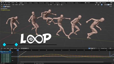 Repeat And Loop Animation Forever In Blender 36 Youtube
