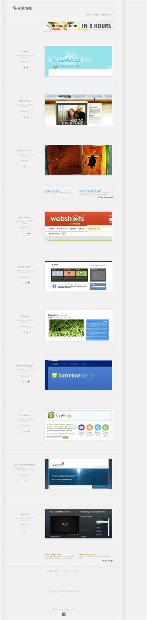 CSS Design Rating Site GIGAZINE
