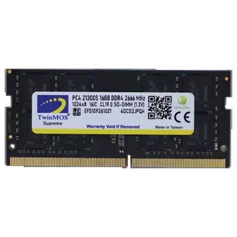 Twinmos 2666mhz Ddr4 So Dimm Ram For Notebook Price In Bd Binary Logic