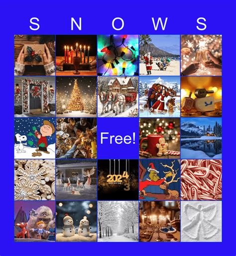 as3 game of snows bingo card
