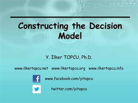 PPT Constructing The Decision Model PowerPoint Presentation Free Download ID