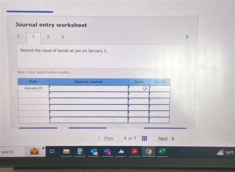 solved exercise 10 3 algo recording bond issuance and