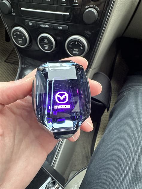 5️⃣1️⃣🖲️Ручка переключения передач с подсветкой Хрусталь RGB — Mazda 6 ...