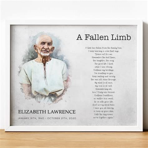 A Fallen Limb Poem Etsy