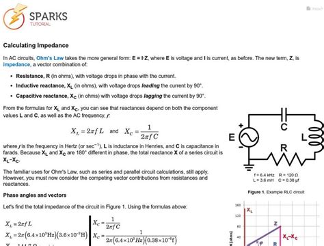 Concord Consortium Calculating Impedance Ebook For 9th 10th Grade