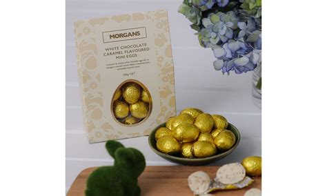 Morgans White Choc Caramel Mini Eggs 180g Ts Australia
