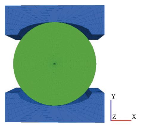 Calculation Model And Grid Meshing Download Scientific Diagram