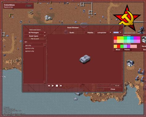 color picker can go outside the screen · issue 20466 · openra openra