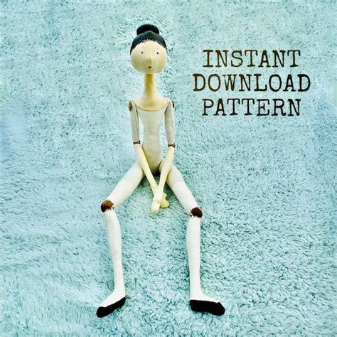 Jointed Cloth Doll Etsy